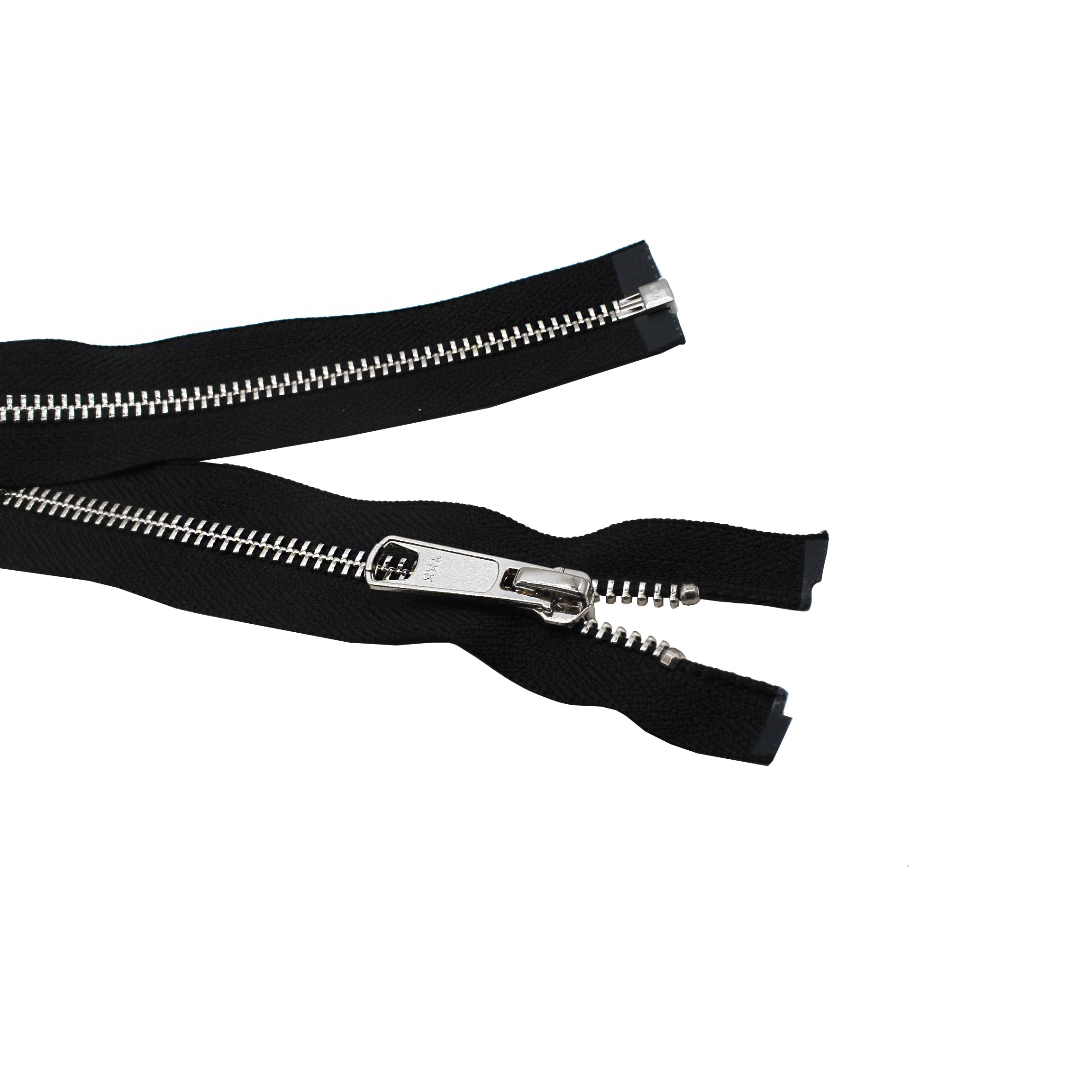36" YKK® #5 Nickel Auto-Lock Separating Everbright Zippers - Black Or ...
