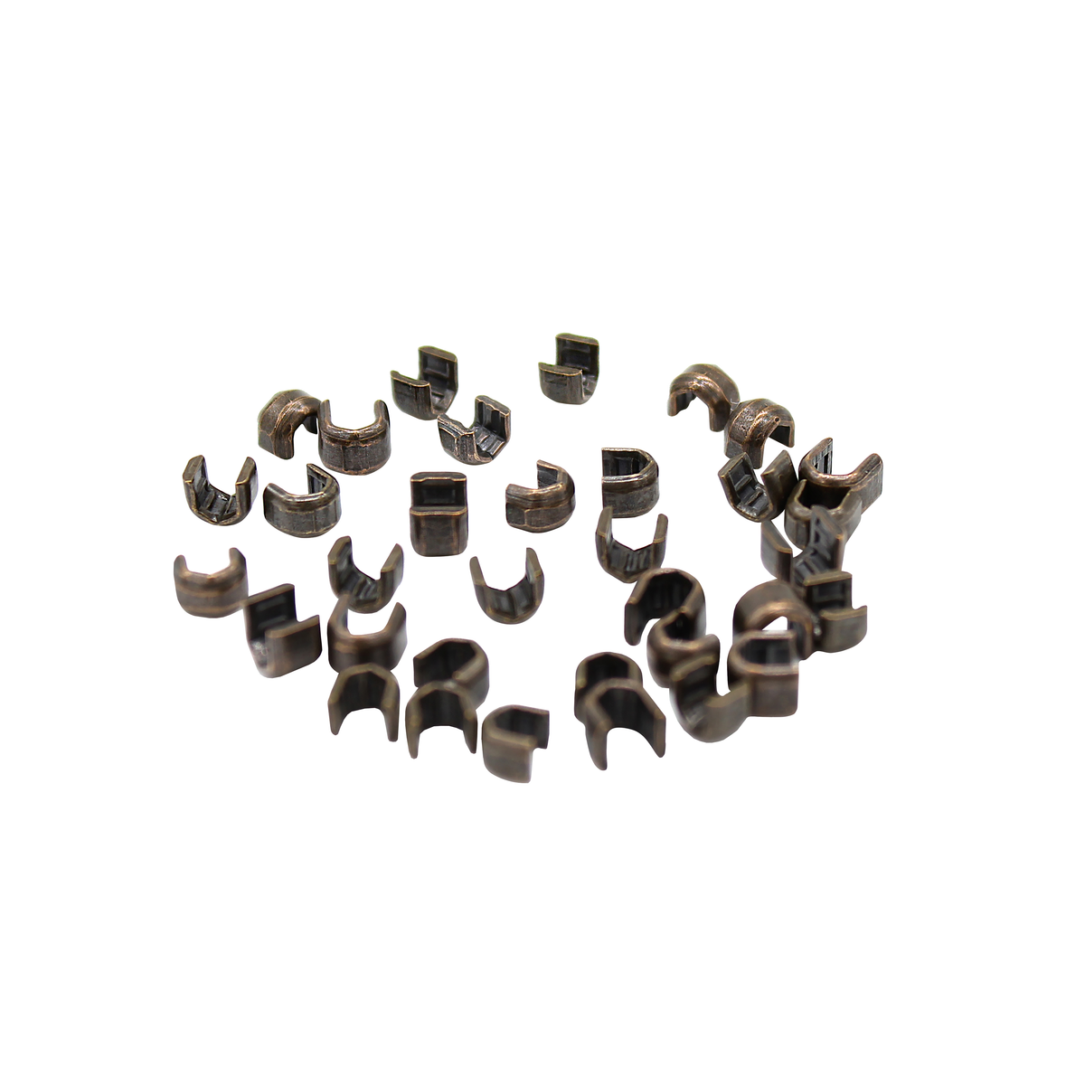YKK Top Stops (Antique Brass) - 30 Per Pack — Zipper Stop