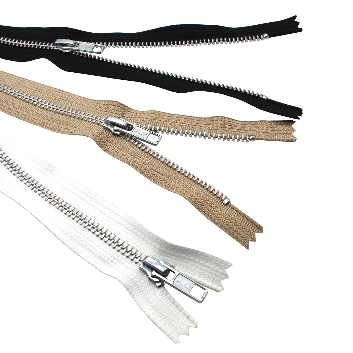 YKK #5 Aluminum Metal - Closed Bottom - 36" to 120" — Zipper Stop