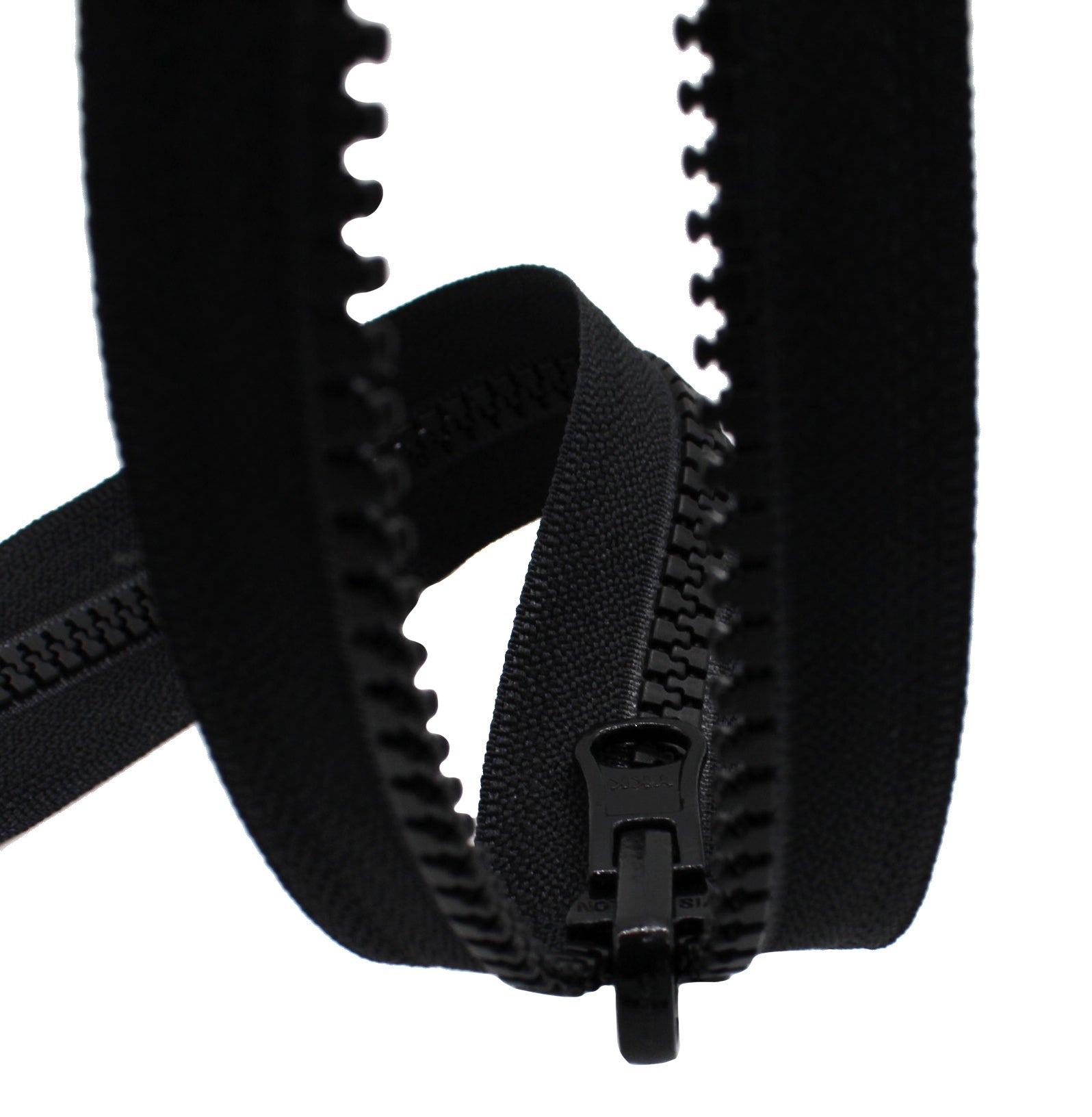 YKK® #5 Molded Vislon Separating Long Zippers - Reversible Slider ...