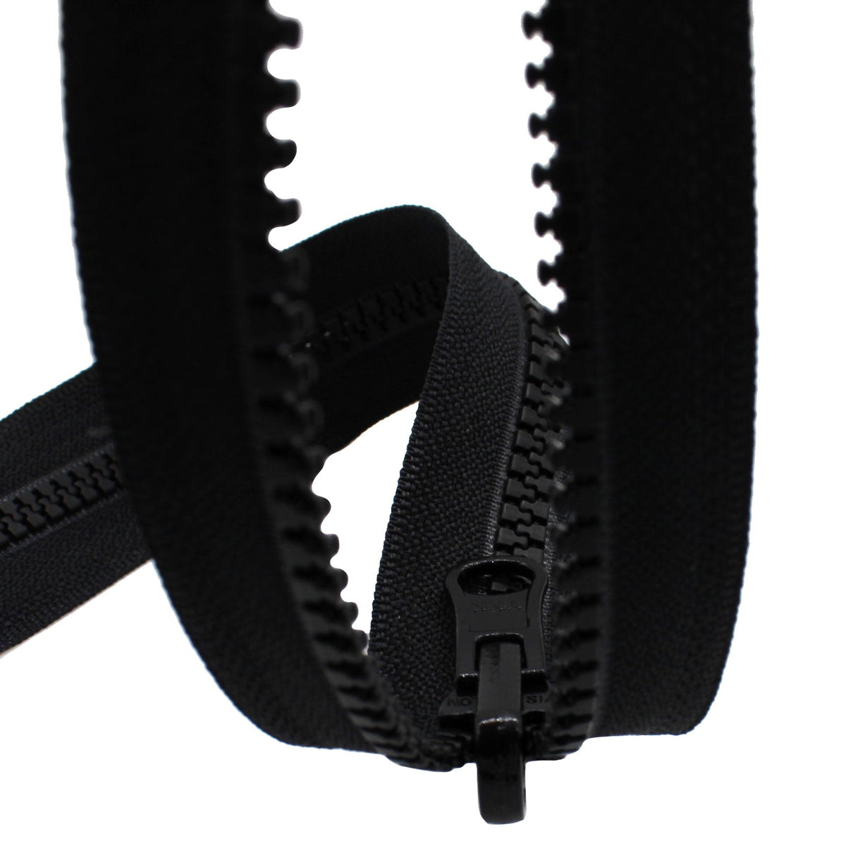 YKK® #5 Molded Vislon Separating Long Zippers - Reversible Slider ...